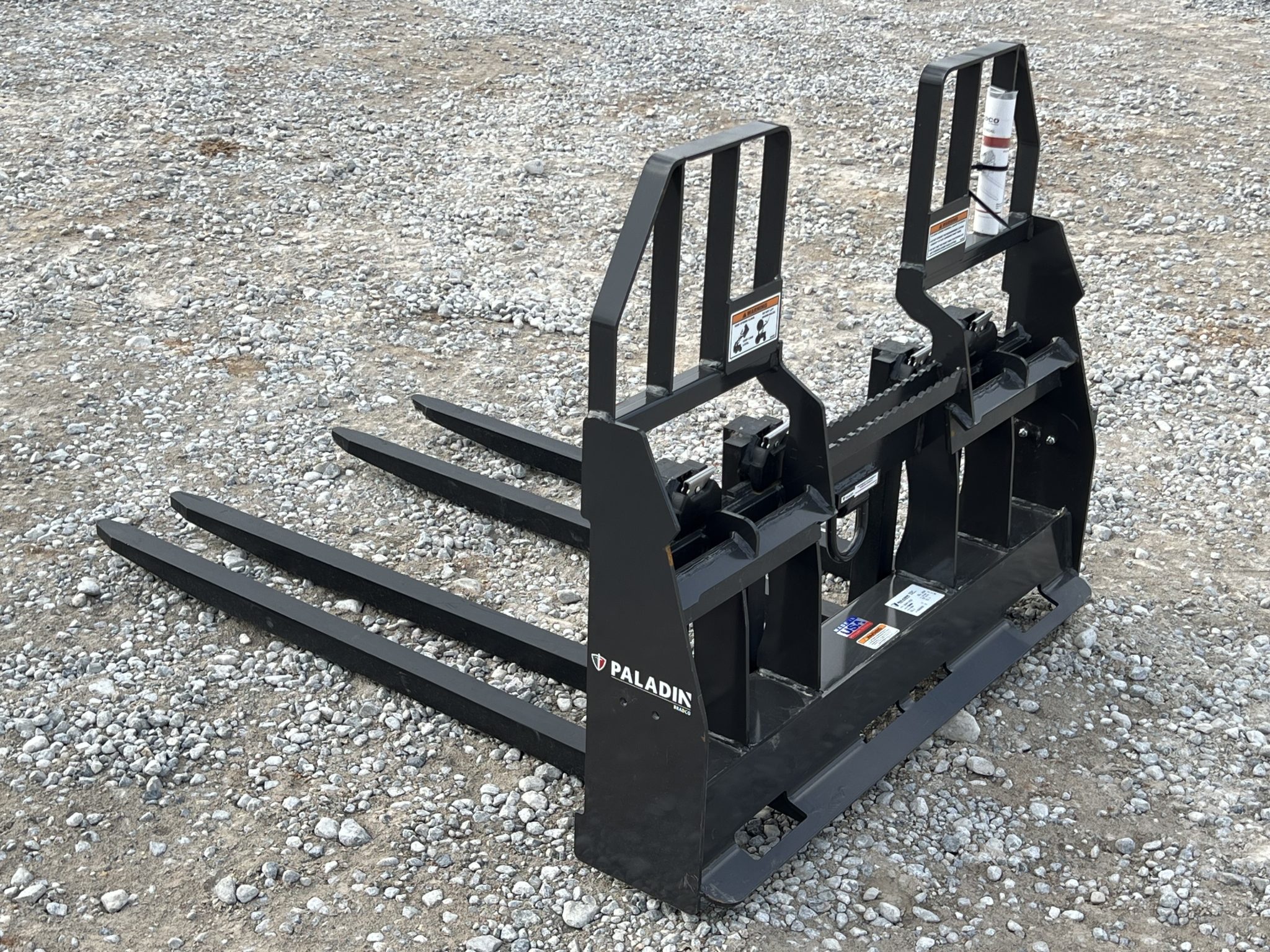 48″ Bradco Paladin Block Brick Masonry Walk Through Pallet Forks ...