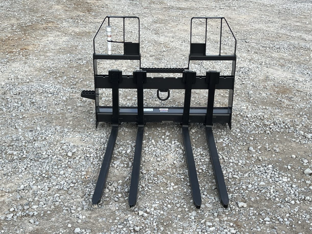 48″ Bradco Paladin Block Brick Masonry Walk Through Pallet Forks ...
