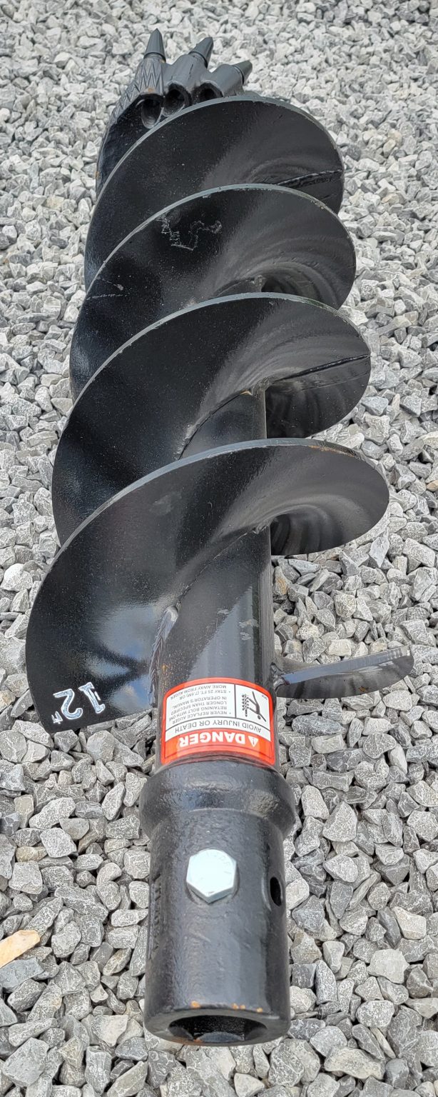 Danuser 12″ x 48″ Bullet Rock Auger Bit, 2″ Hex Collar 200167 – Skid ...