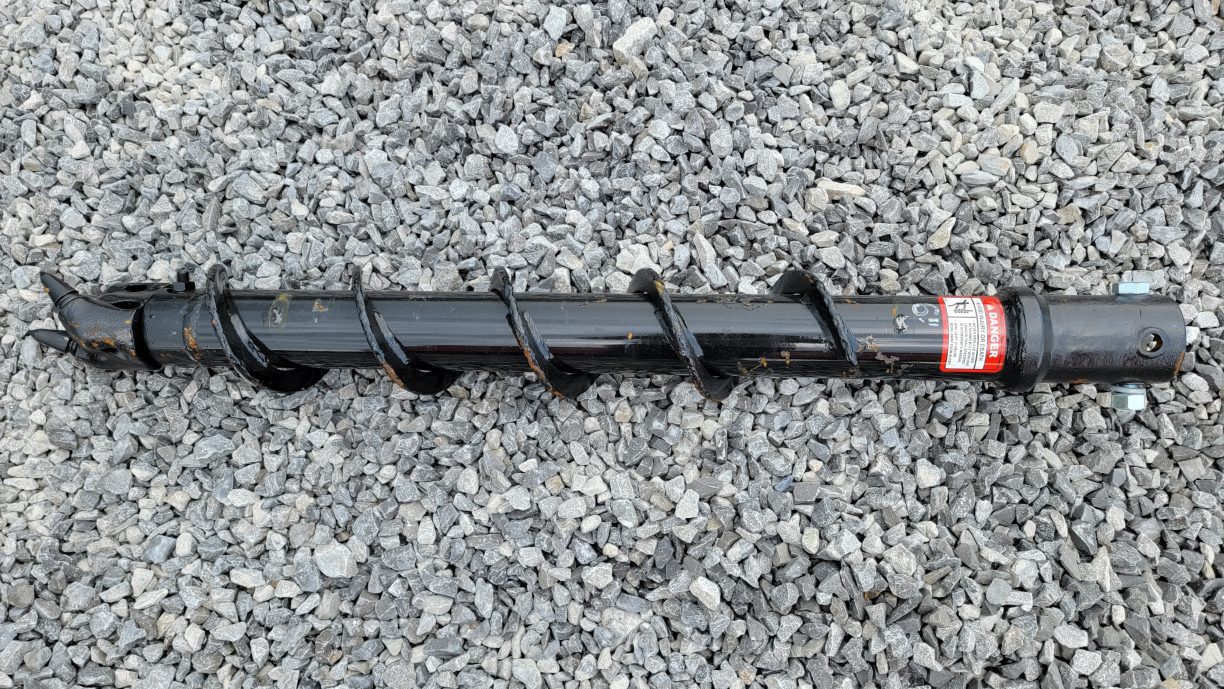 Danuser 6″ x 48″ Bullet Rock Auger Bit, 2-9/16″ Round Collar 200156 ...