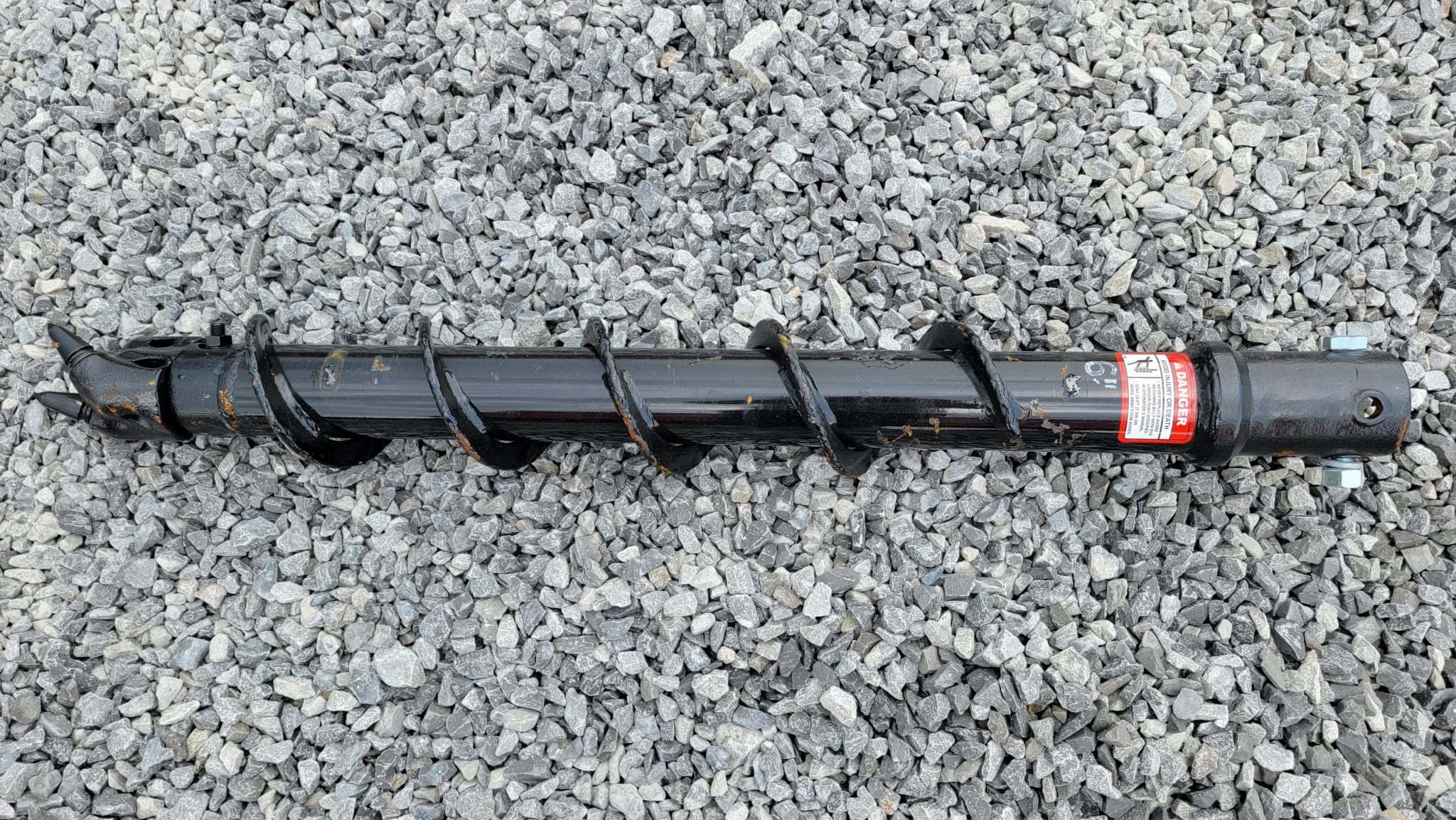 Danuser 6″ x 48″ Bullet Rock Auger Bit, 2-9/16″ Round Collar 200156 ...