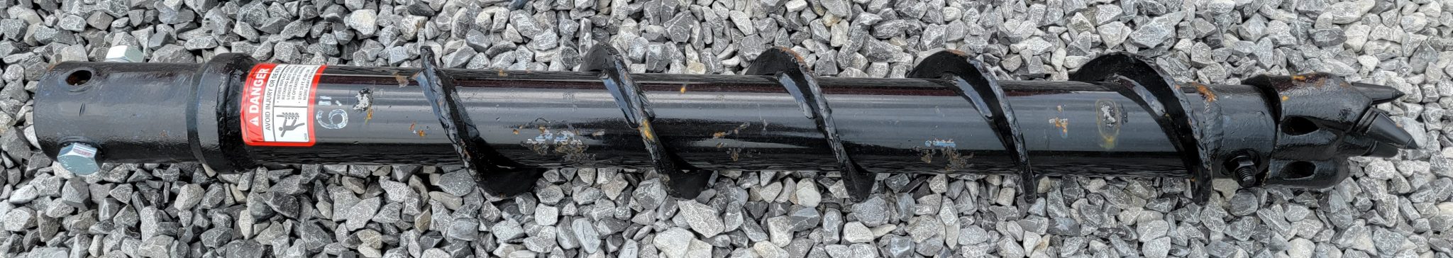 Danuser 6″ x 48″ Bullet Rock Auger Bit, 2-9/16″ Round Collar 200156 ...