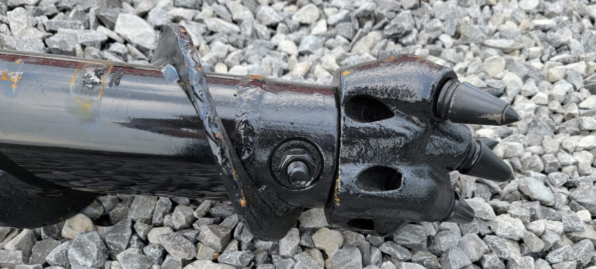 Danuser 6″ x 48″ Bullet Rock Auger Bit, 2-9/16″ Round Collar 200156 ...