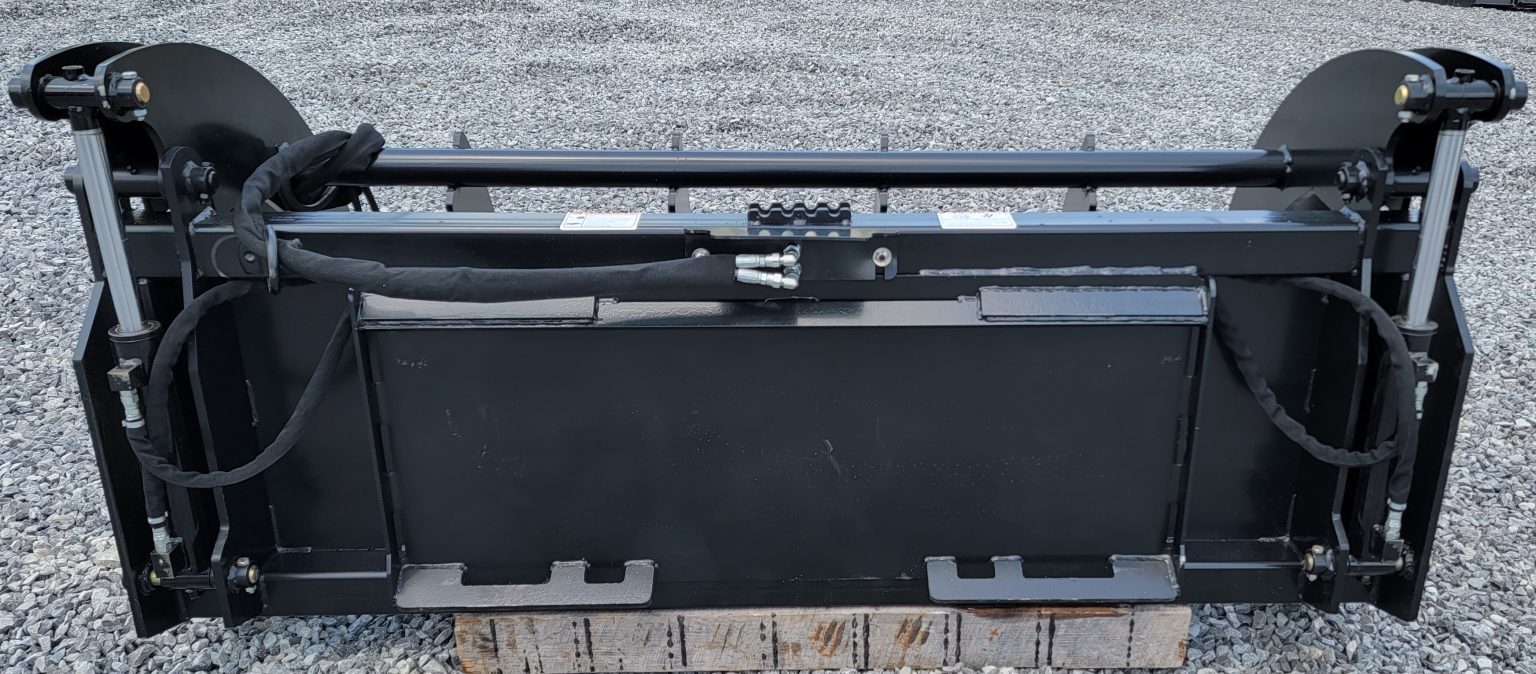 72″ Severe Duty Root Rake Clam Grapple Attachment Fits Skid Steer Quick ...