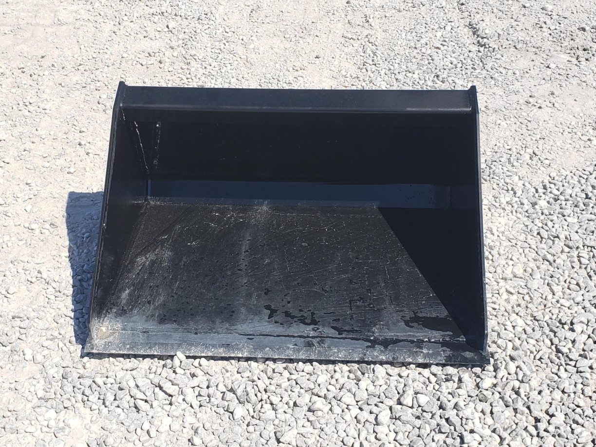 PROWORKS 34″ Low Profile Smooth Bucket Attachment Fits Mini Skid Steer ...