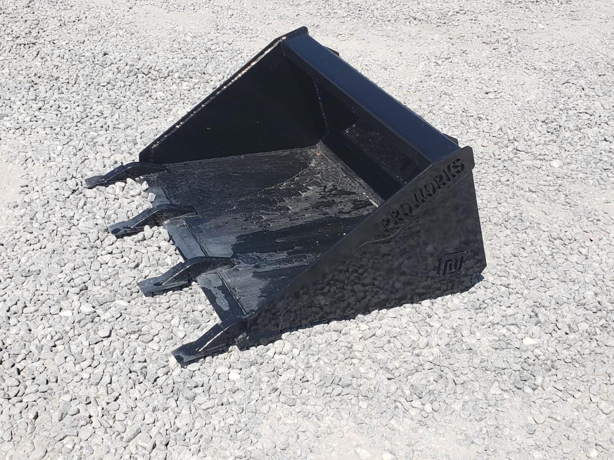 PROWORKS 34″ Low Profile Tooth Bucket Fits Mini Skid Steer – Skid Steer ...
