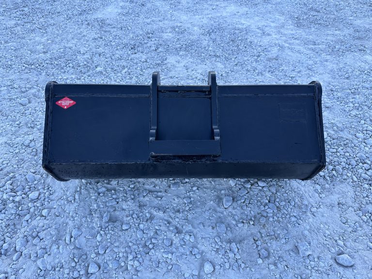42″ Smooth Ditching Bucket with BOE Fits 6k to 10k Bobcat Mini ...