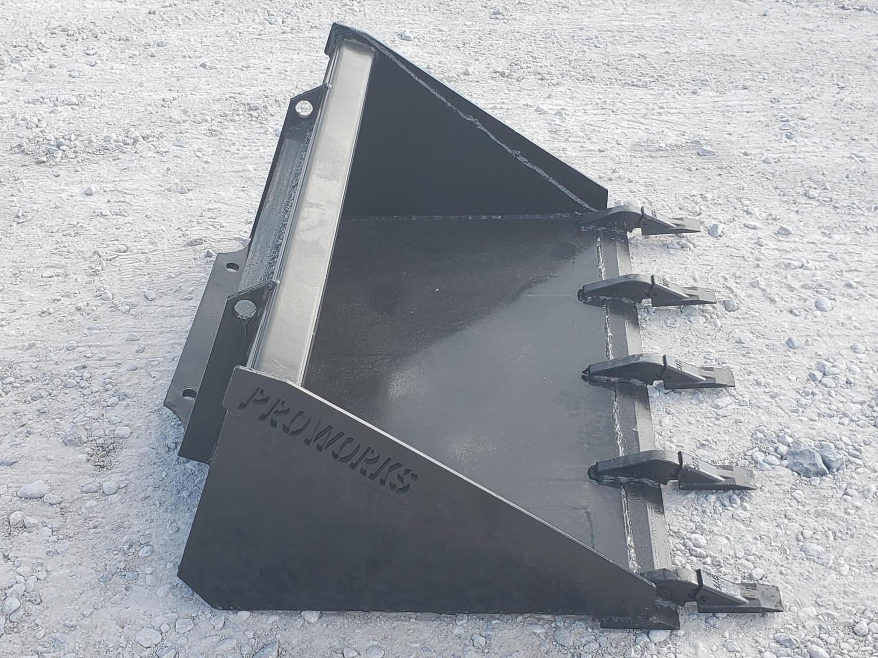 42″ Low Profile Tooth Bucket Fits Mini Skid Steer – Skid Steer ...