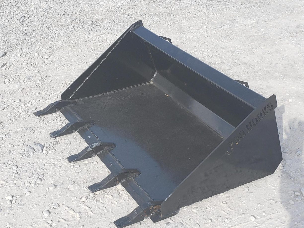 42″ Low Profile Tooth Bucket Fits Mini Skid Steer – Skid Steer ...
