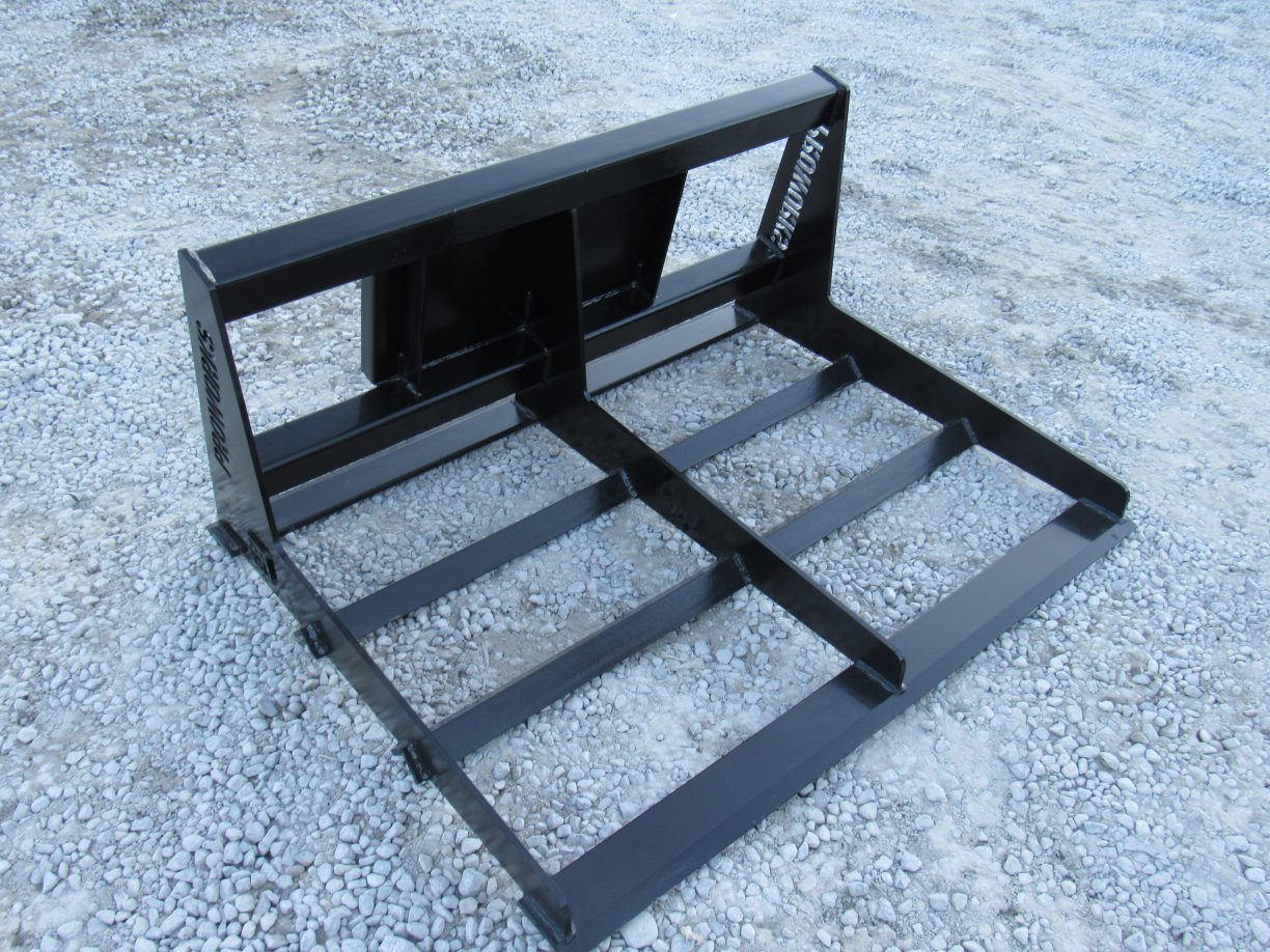 48″ Land Plane Carryall Leveler with Cutting Edge Attachment Fits Mini ...
