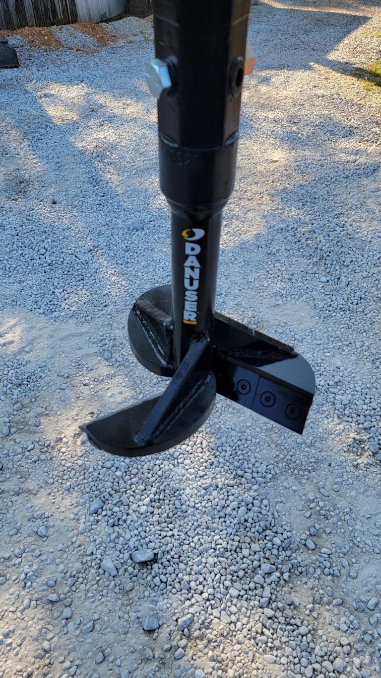 Danuser 16″ Hex Stump Auger Planer With Steel Cutting Blades and Pilot ...