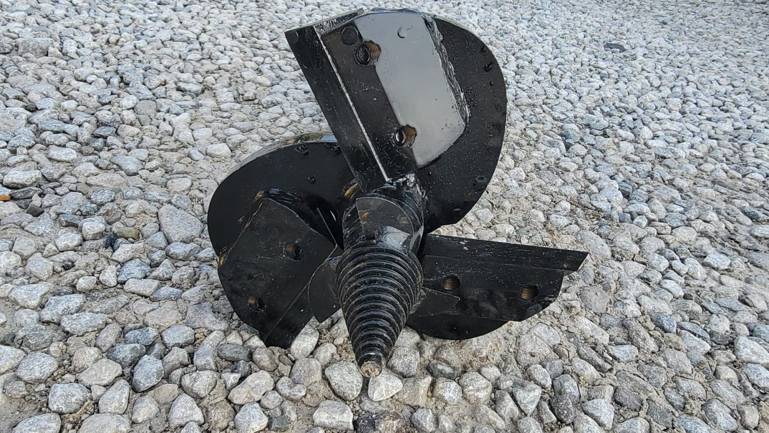 Danuser 10″ Hex Stump Auger Planer With Steel Cutting Blades and Pilot ...