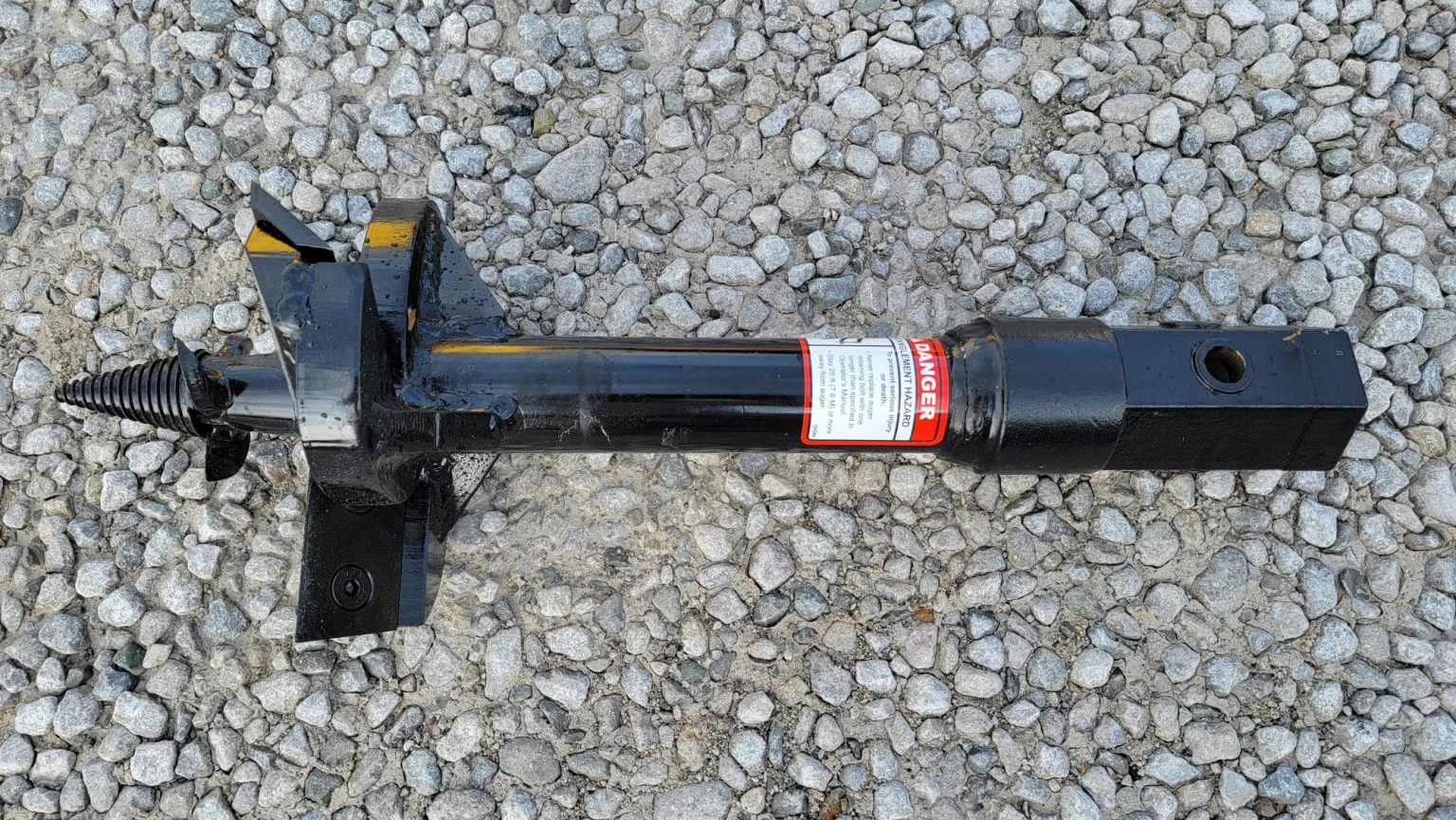 Danuser 10″ Hex Stump Auger Planer With Steel Cutting Blades and Pilot ...