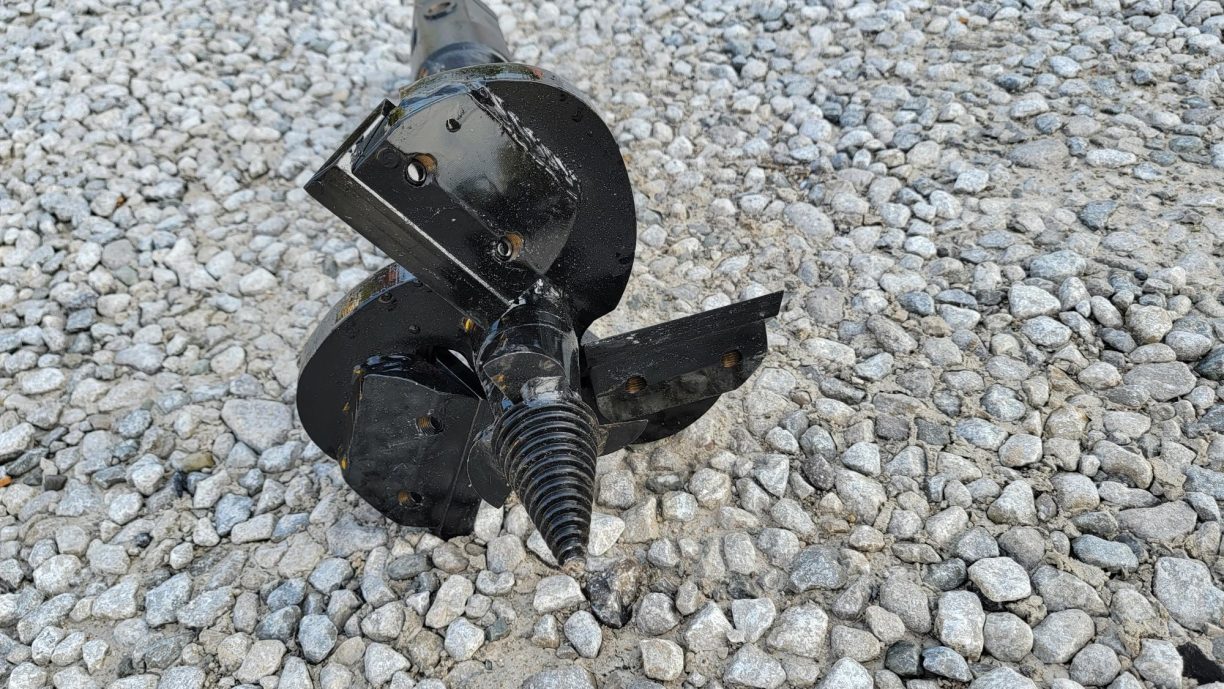 Danuser 10″ Hex Stump Auger Planer With Steel Cutting Blades and Pilot ...