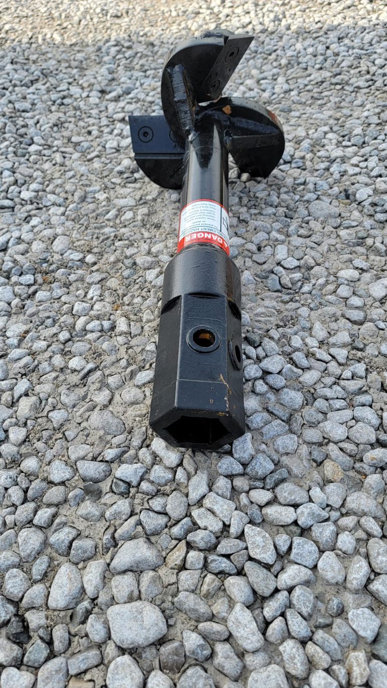 Danuser 10″ Hex Stump Auger Planer With Steel Cutting Blades and Pilot ...