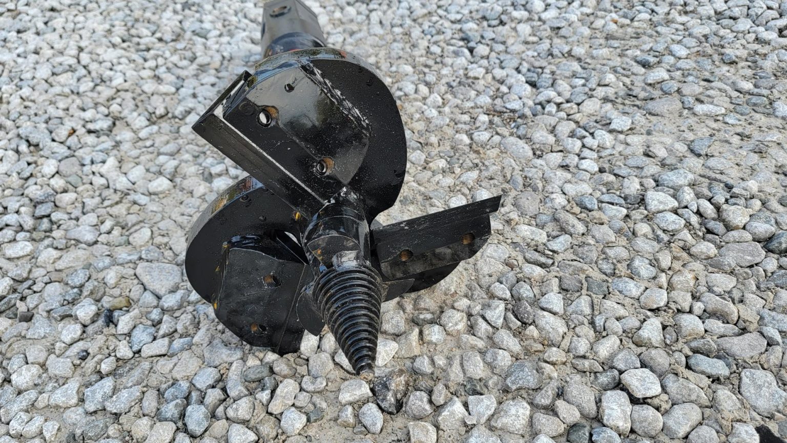 Danuser 10″ Hex Stump Auger Planer With Steel Cutting Blades and Pilot ...