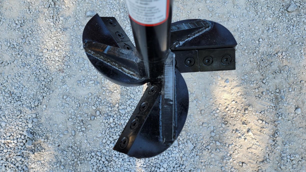 Danuser 16″ Hex Stump Auger Planer With Steel Cutting Blades and Pilot ...