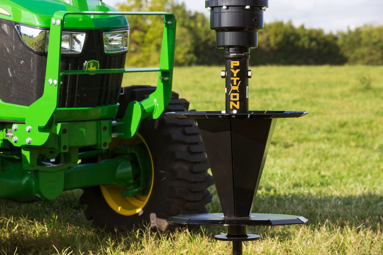 Danuser Python Wire Winder Fits Auger Post Hole Digger, 2″ Hex Shaft ...