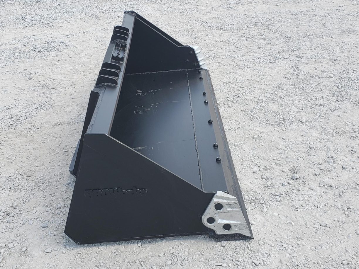 80″ Severe Duty Low Profile Smooth Bucket with Bolt on Edge and Side ...