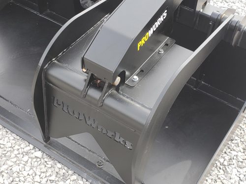 80″ Severe Duty Solid Bottom Bucket Grapple with Bolt-on-Edge Fits Skid ...