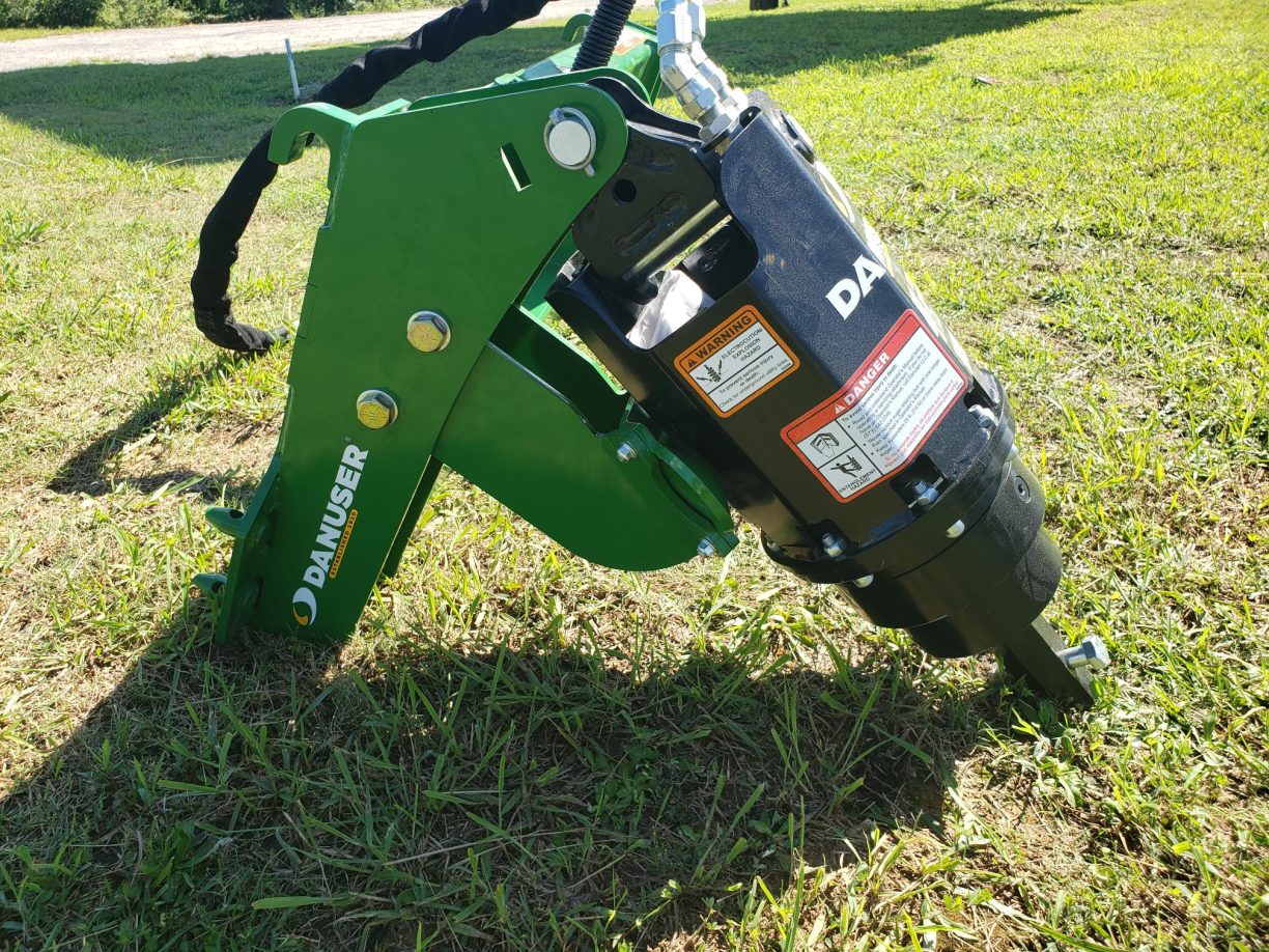 Danuser EP615 Hex Auger Drive Unit Fits John Deere 200-500 Mount – Skid Steer Attachment Depot