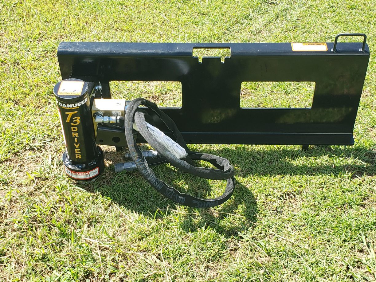 Danuser T3 Tee Post Driver 3″ Diameter Oil Field Posts Euro/ Global ...