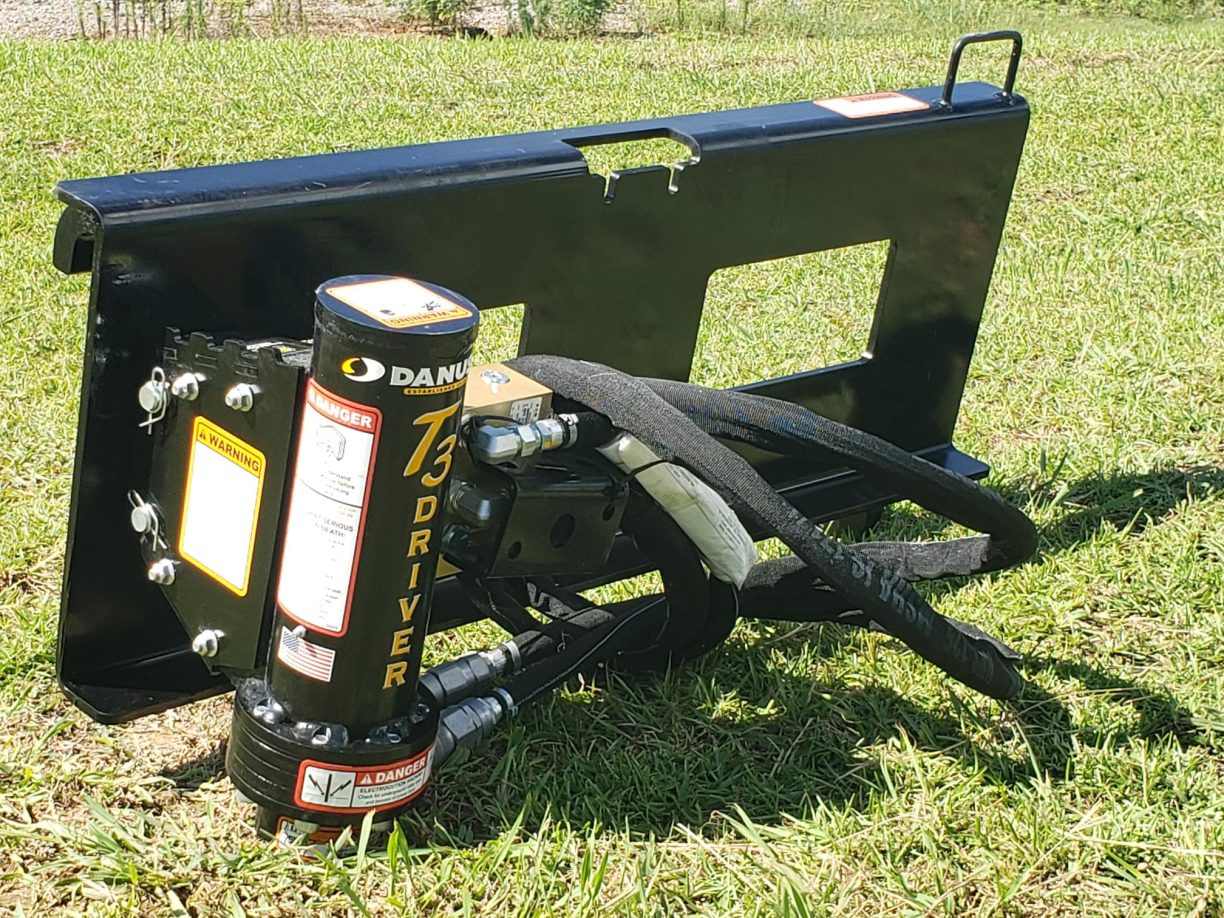 Danuser T3 Tee Post Driver 3″ Diameter Oil Field Posts Euro/ Global ...