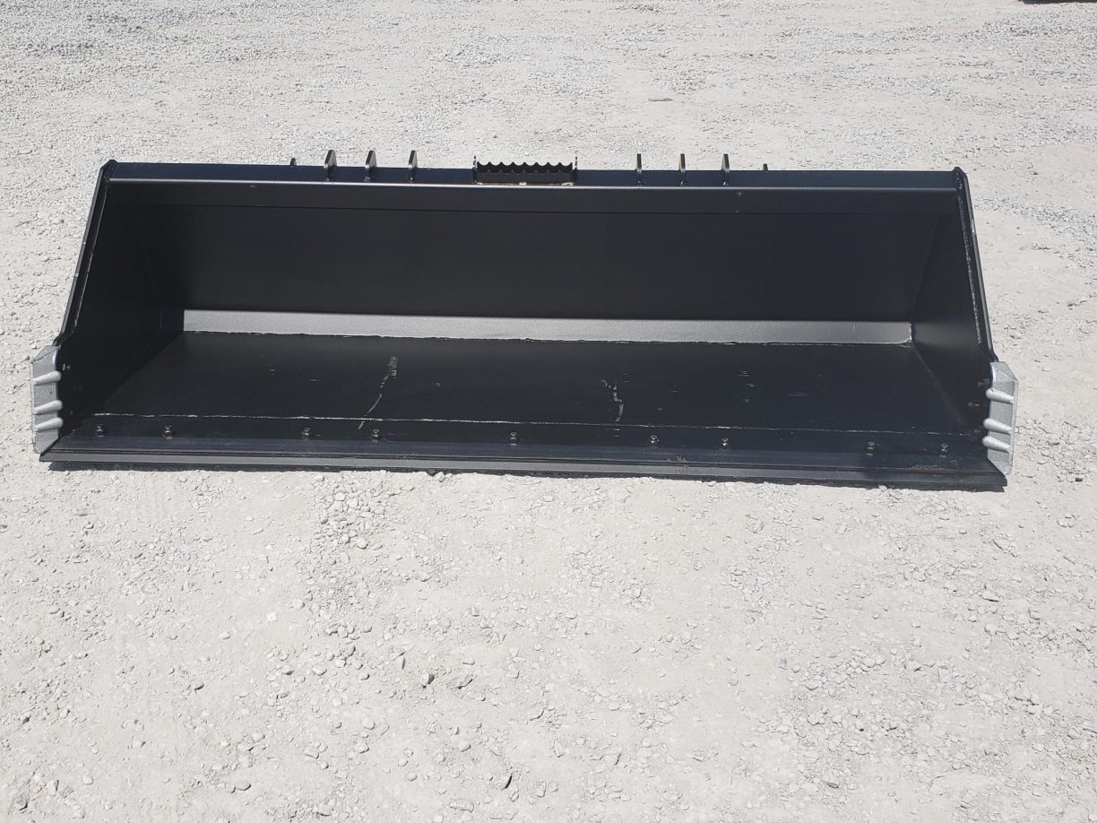 84″ Severe Duty Low Profile Smooth Bucket with Bolt on Edge and Side ...