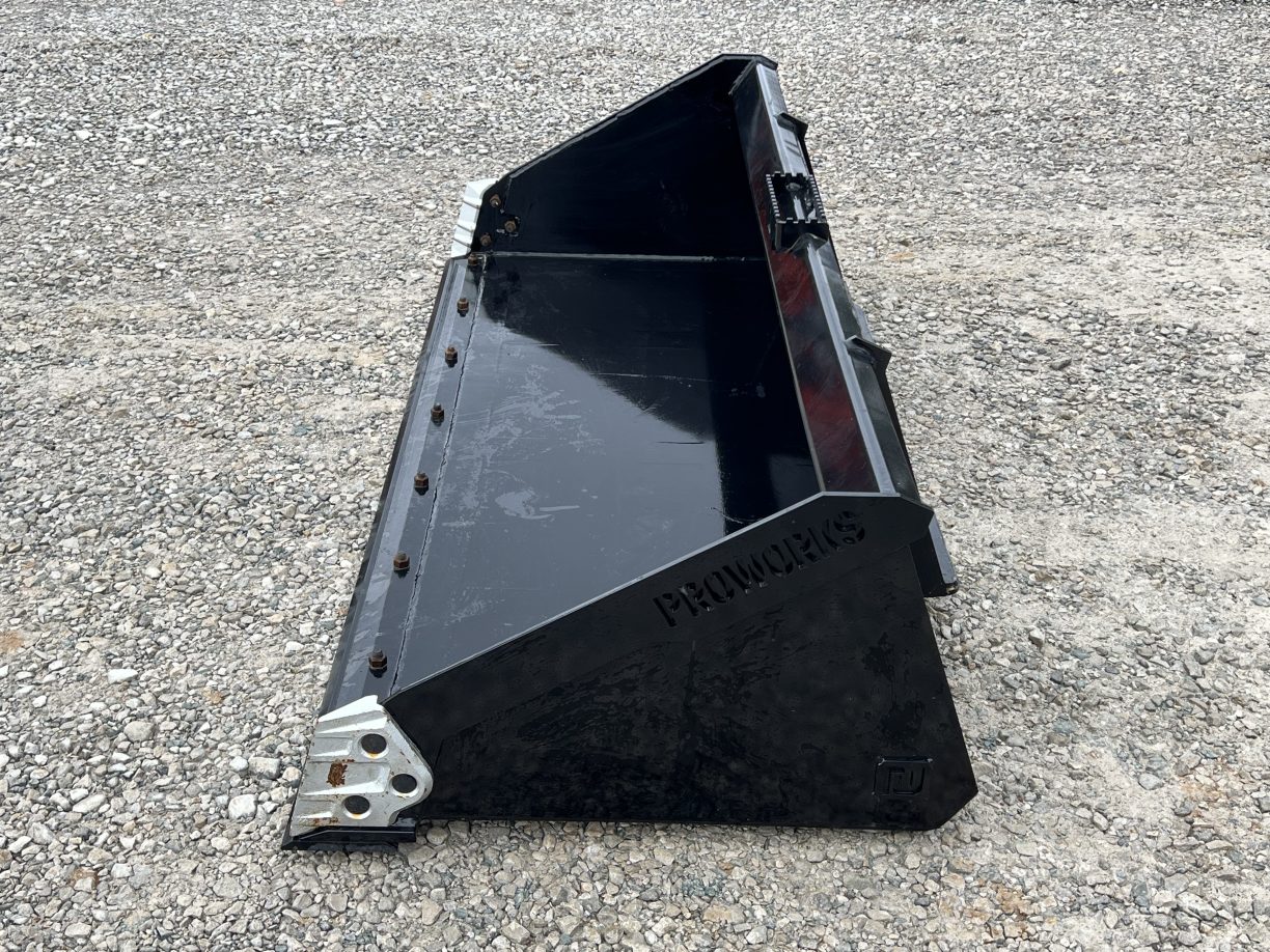 84″ Severe Duty Low Profile Smooth Bucket with Bolt on Edge and Side ...