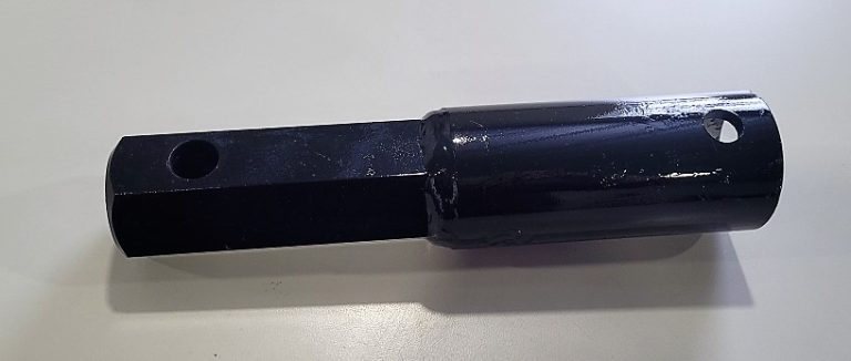 Lowe Auger Bit Adapter – 2″ Round to 2″ Hex – Skid Steer Attachment Depot