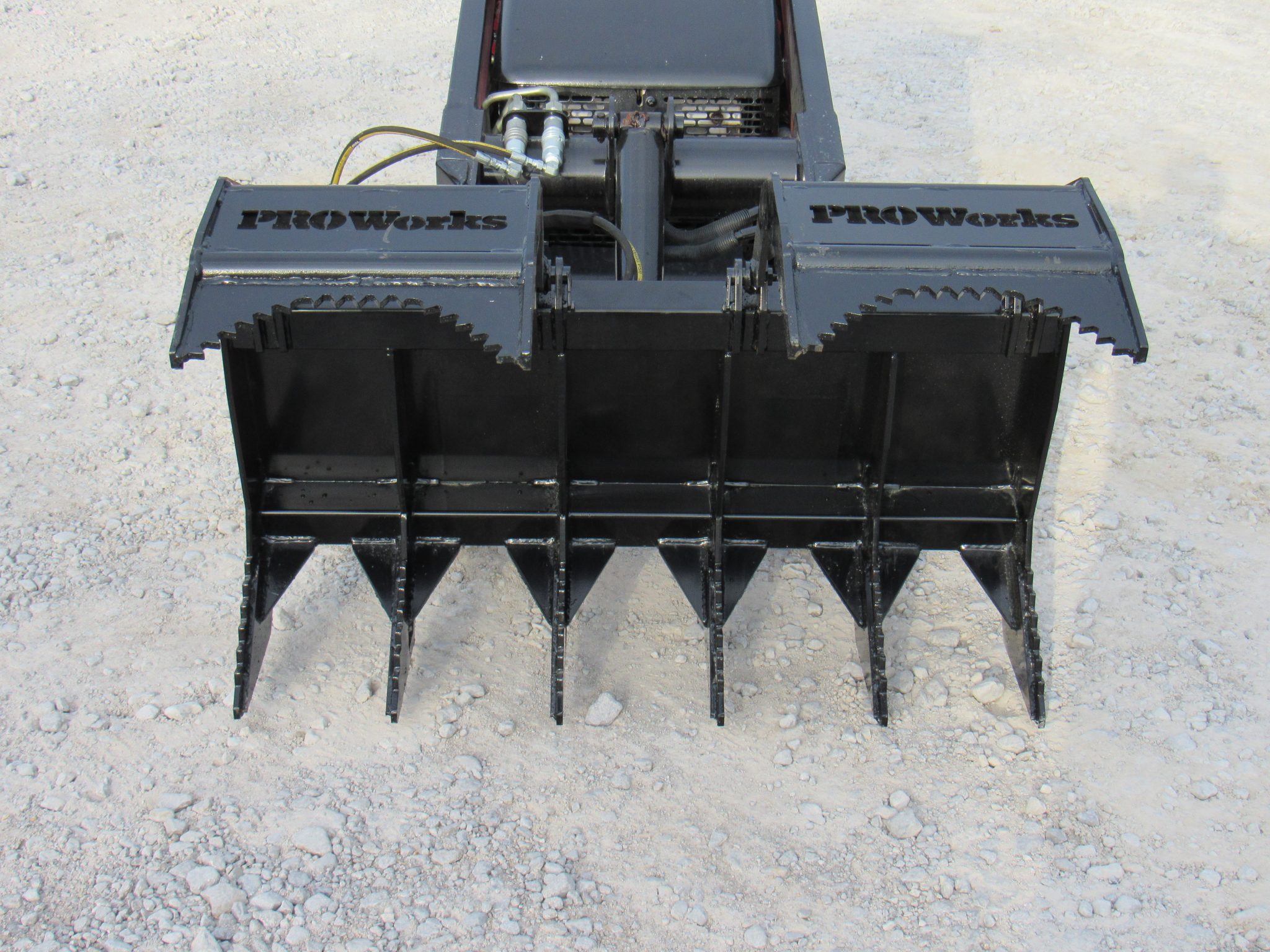 48″ Root Rake Clam Grapple Attachment Fits Mini Skid Steer Quick Attach ...