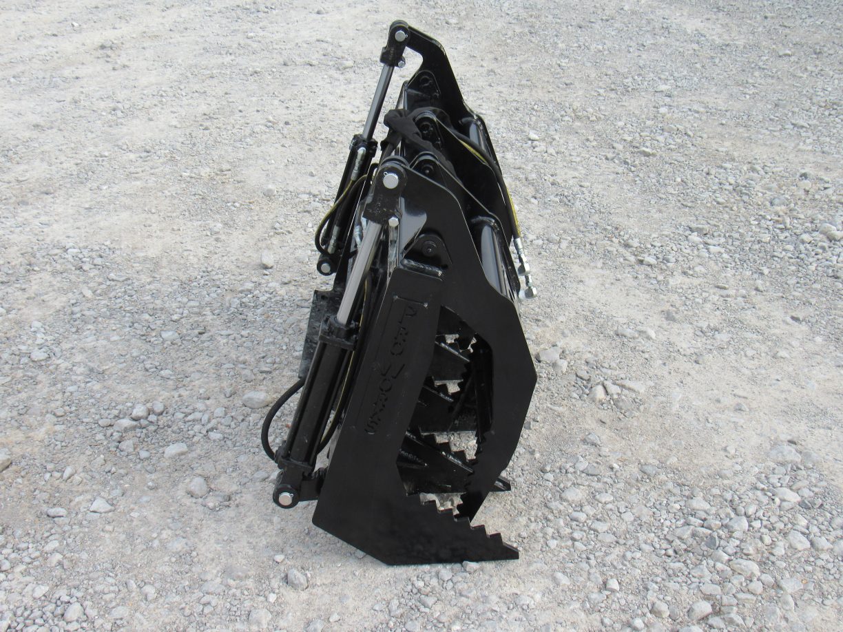 48″ Root Rake Clam Grapple Attachment Fits Mini Skid Steer Quick Attach ...
