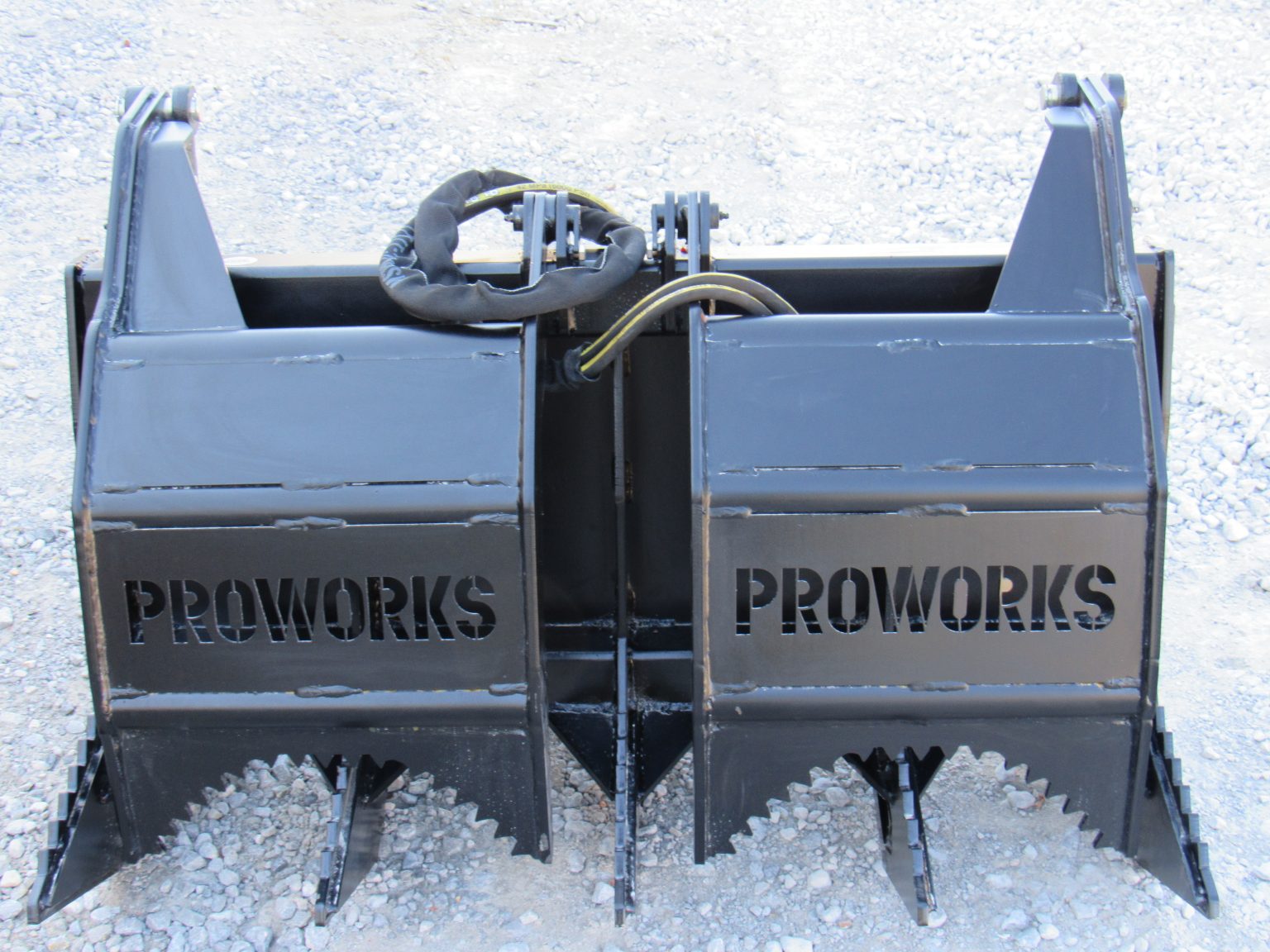 42″ Root Rake Clam Grapple Attachment Fits Mini Skid Steer Quick Attach ...