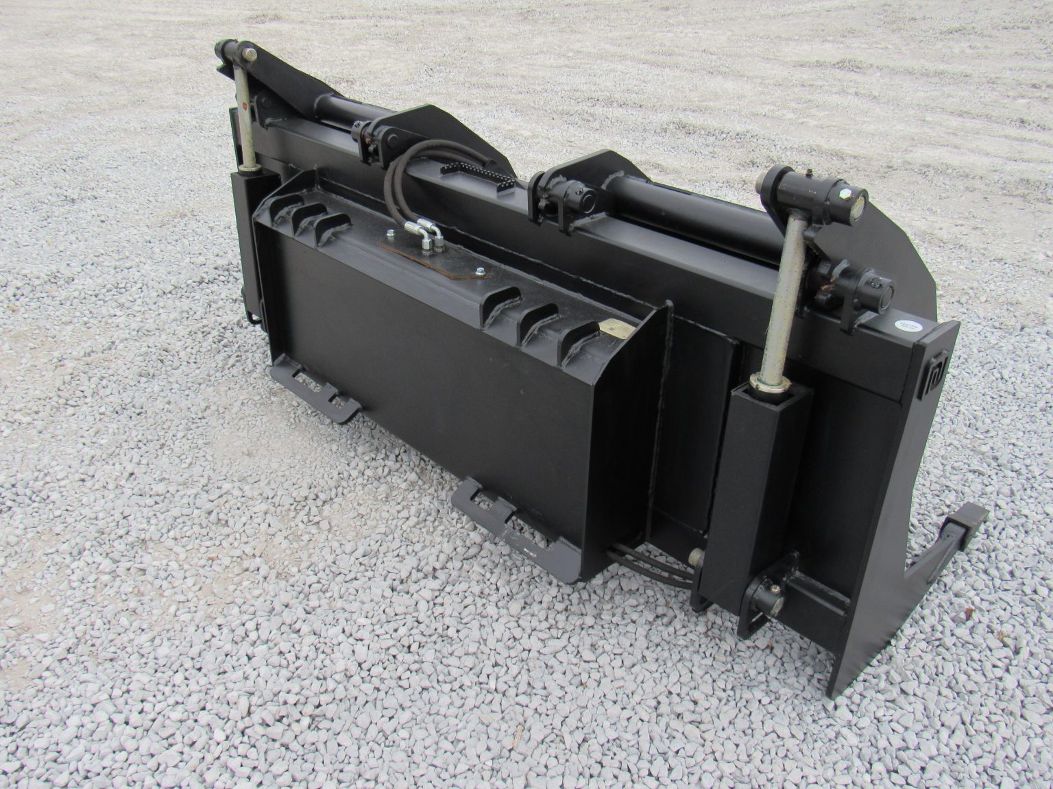 80″ Heavy Duty Dual Tine Root Rake Clam Grapple with Teeth Attachment ...