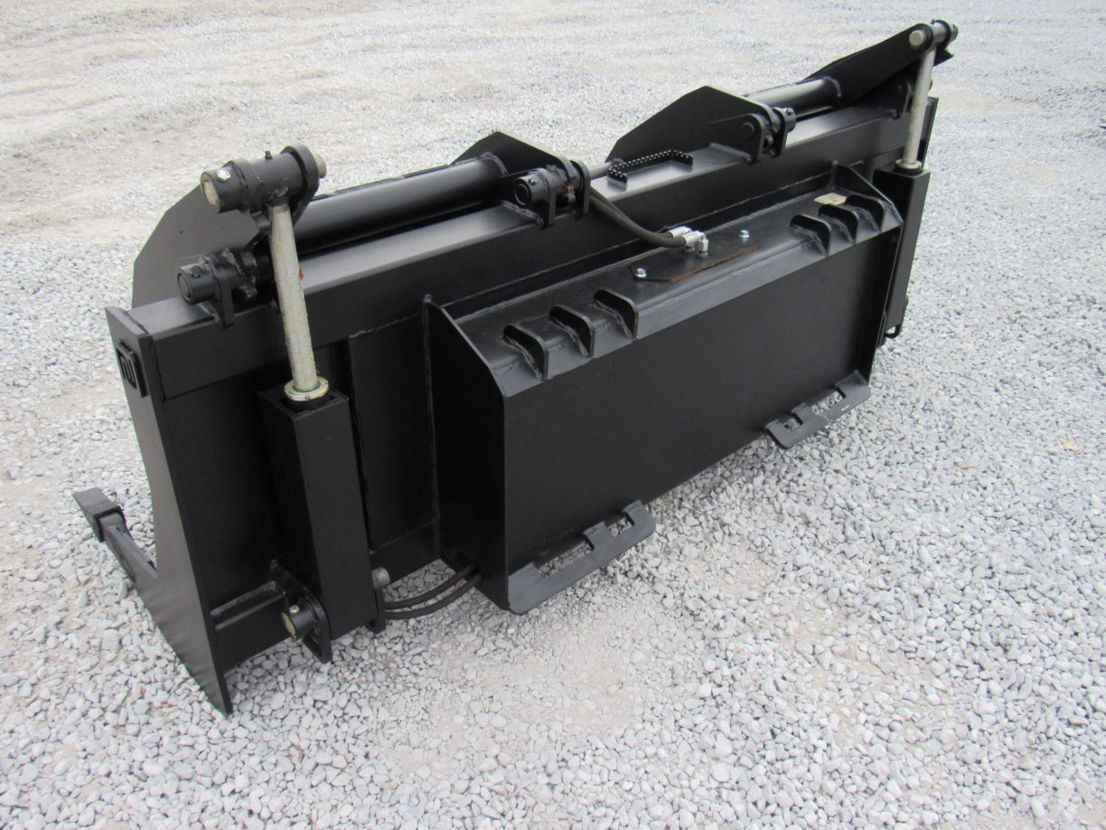 80″ Heavy Duty Dual Tine Root Rake Clam Grapple with Teeth Attachment ...