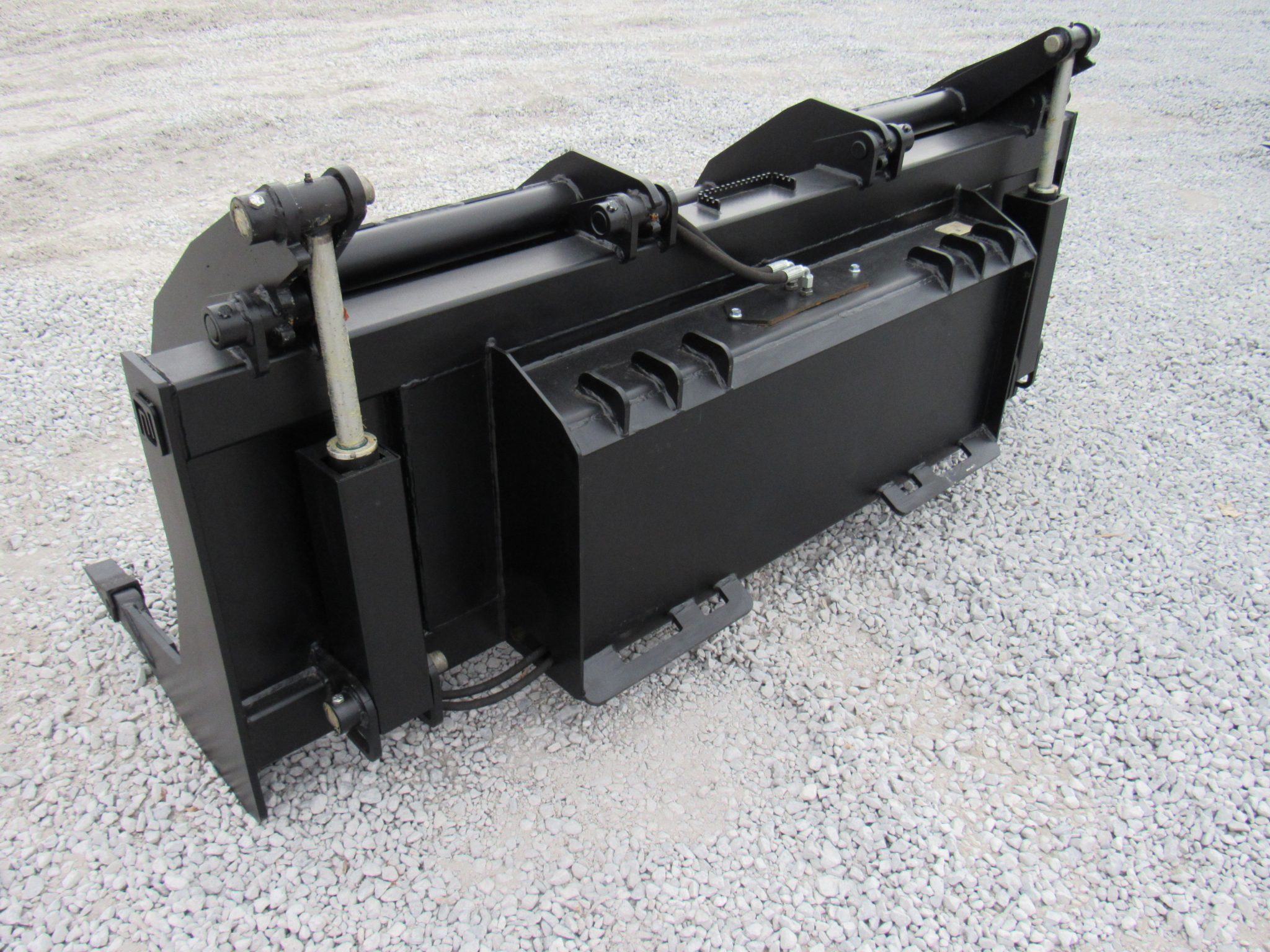 80″ Heavy Duty Dual Tine Root Rake Clam Grapple with Teeth Attachment ...