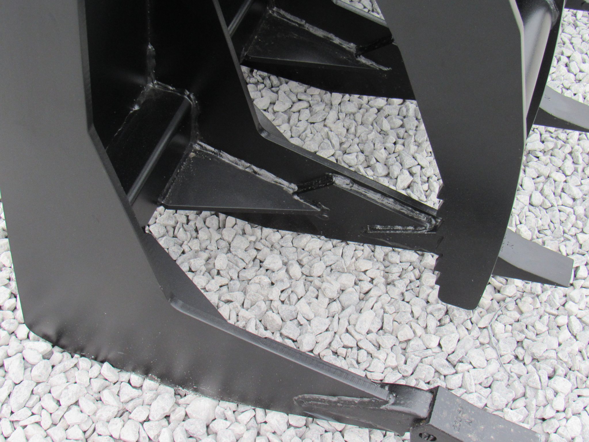 84″ Heavy Duty Dual Tine Root Rake Clam Grapple with Teeth Attachment ...