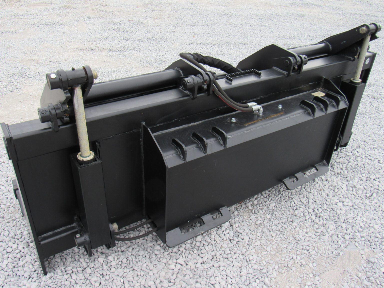 84″ Heavy Duty Dual Tine Root Rake Clam Grapple with Teeth Attachment ...