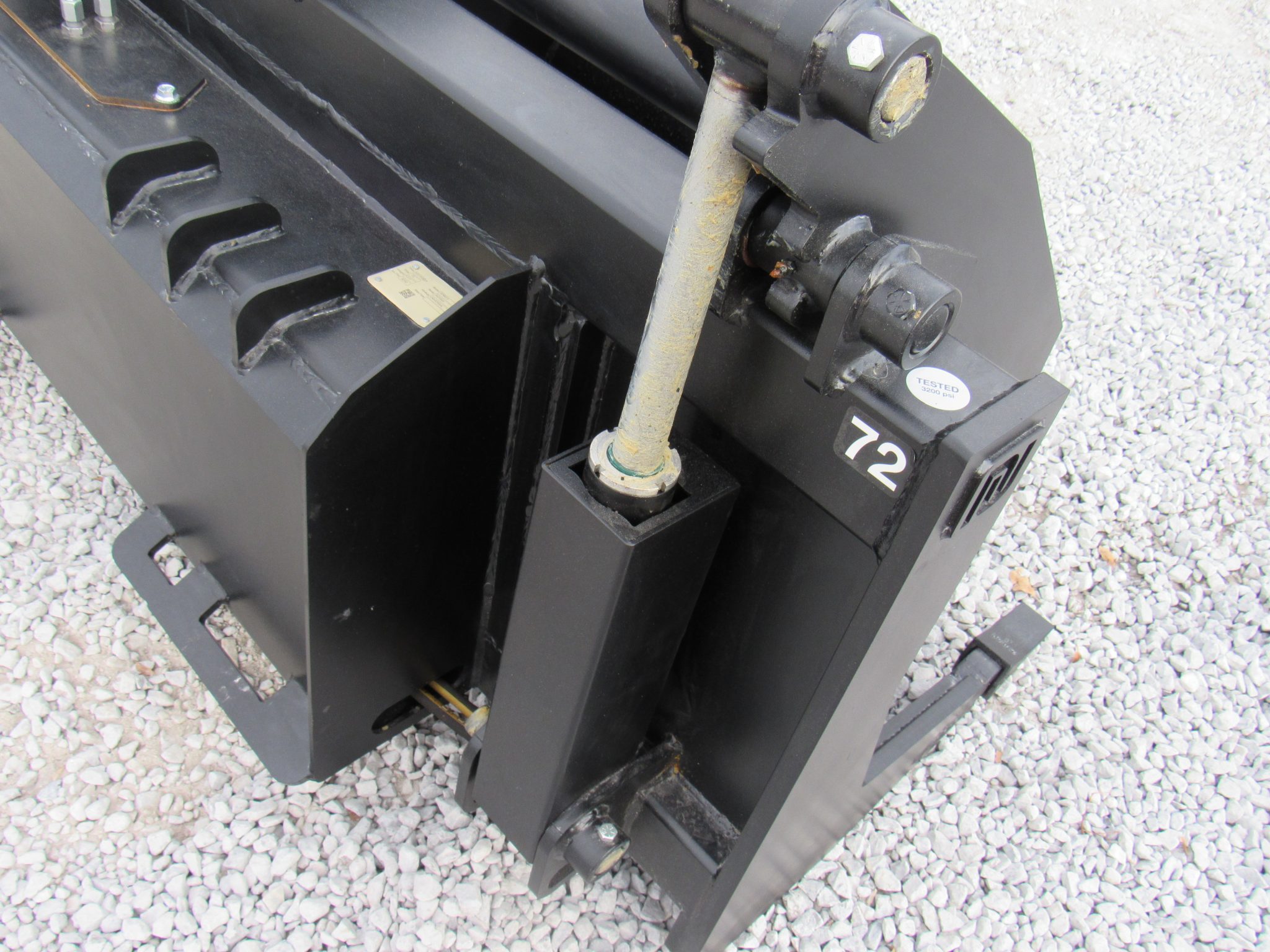 80″ Severe Heavy Duty Dual Tine Root Rake Clam Grapple with Teeth ...