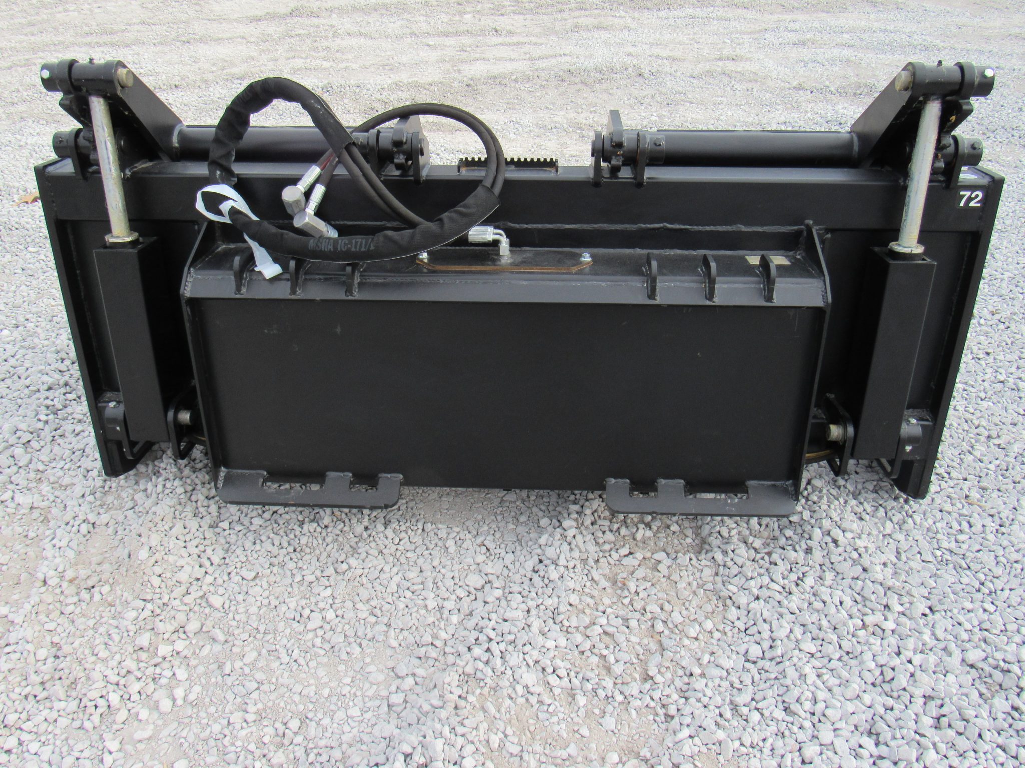 72″ Severe Heavy Duty Dual Tine Root Rake Clam Grapple with Teeth ...