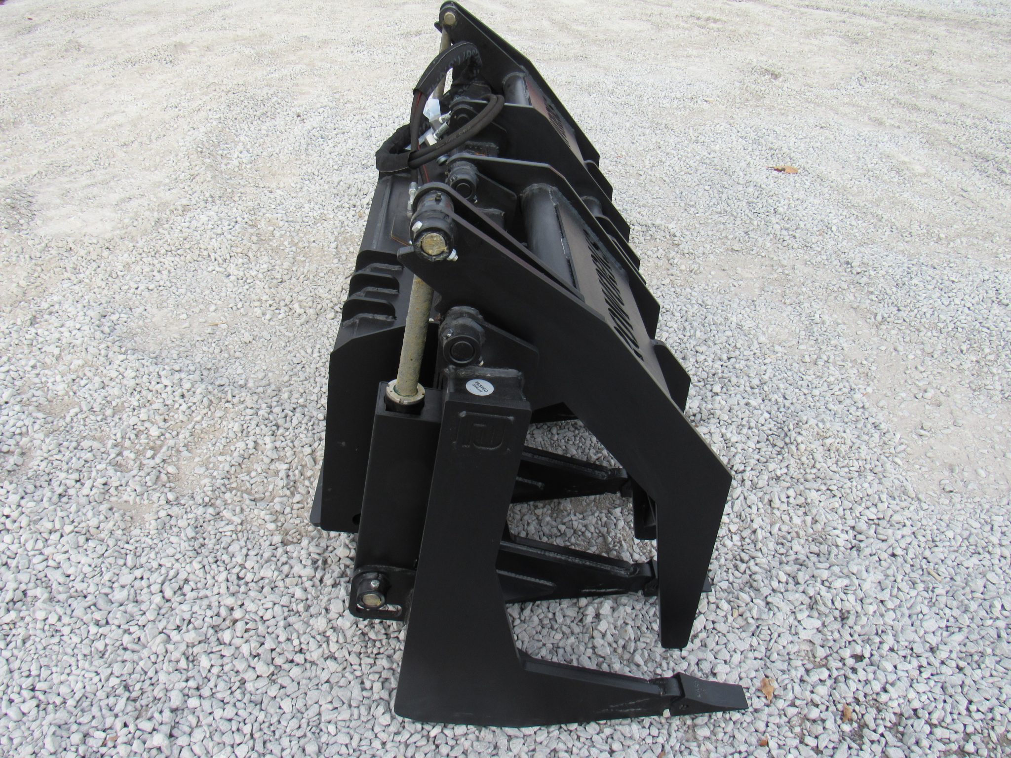 80″ Severe Heavy Duty Dual Tine Root Rake Clam Grapple with Teeth ...