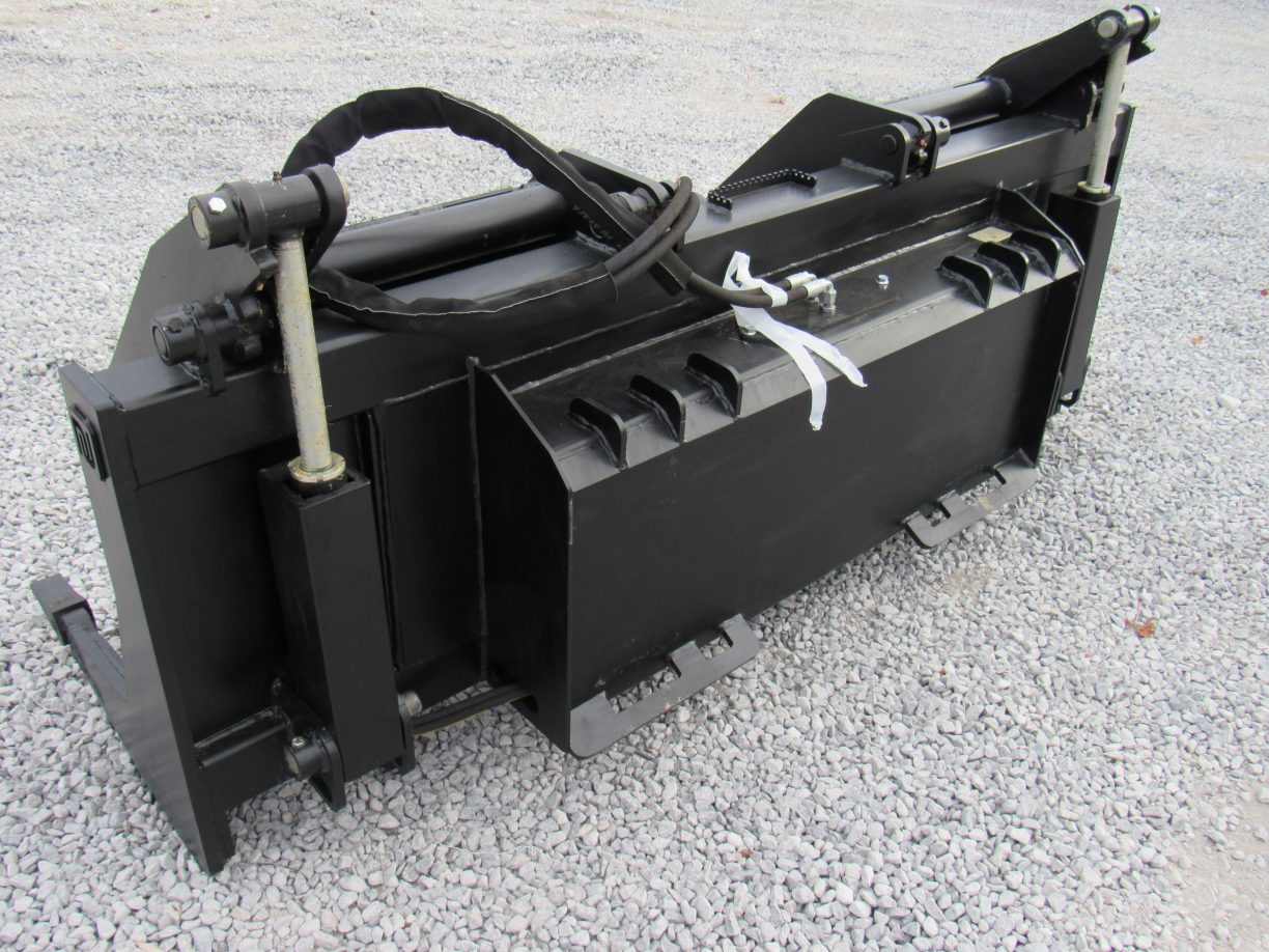 80″ Severe Heavy Duty Dual Tine Root Rake Clam Grapple with Teeth ...