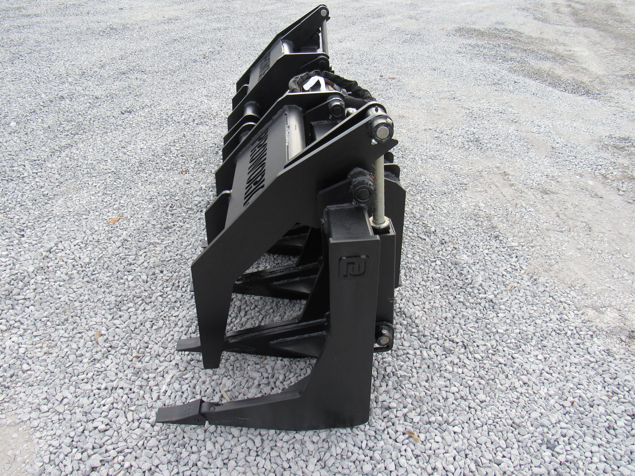 84″ Severe Heavy Duty Dual Tine Root Rake Clam Grapple with Teeth ...