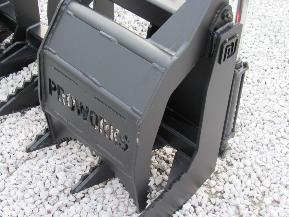 54″ Root Rake Clam Grapple Attachment Fits Bobcat MT Mini Skid Steer ...