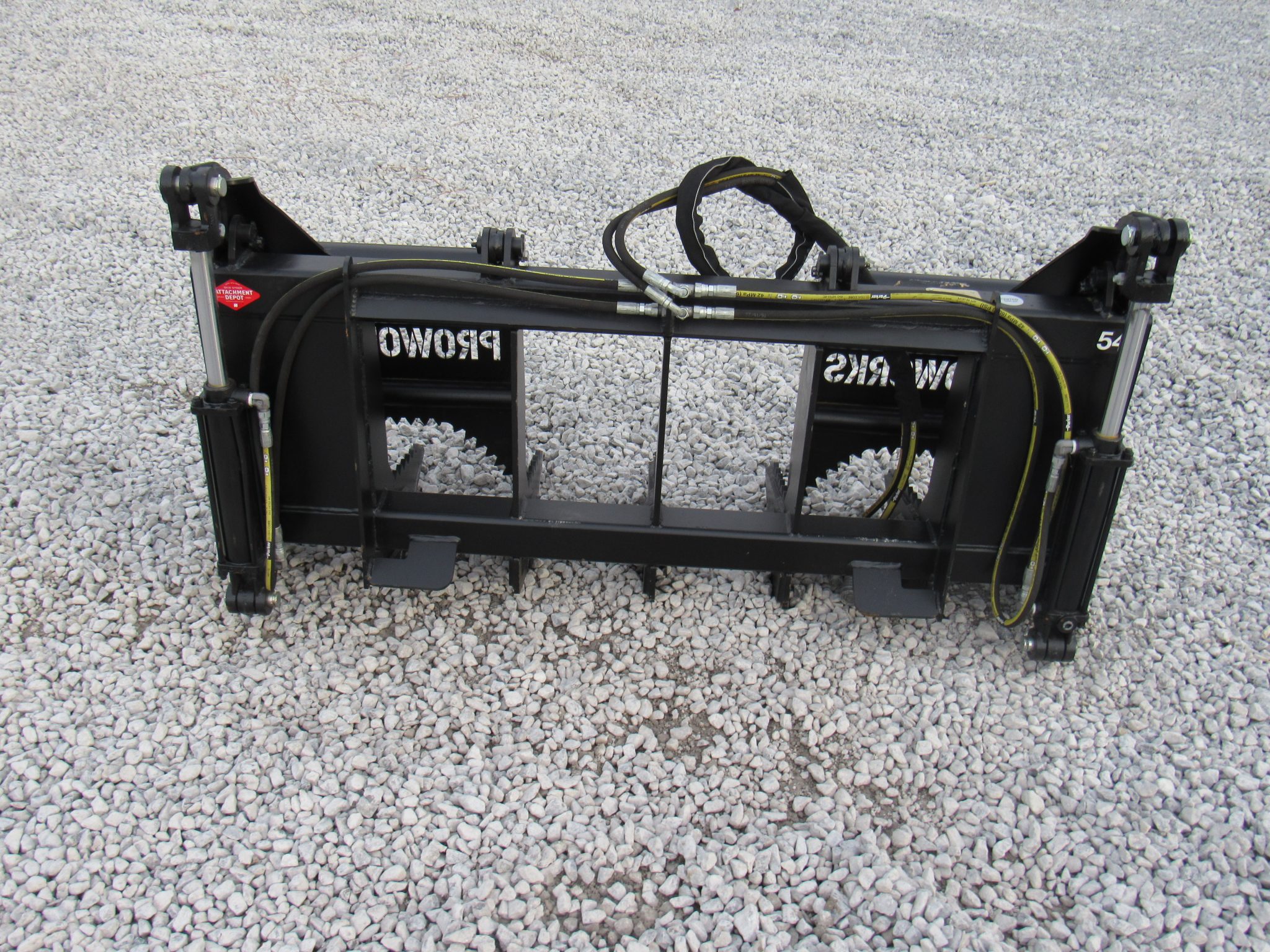 54″ Root Rake Clam Grapple Attachment Fits Bobcat MT Mini Skid Steer ...