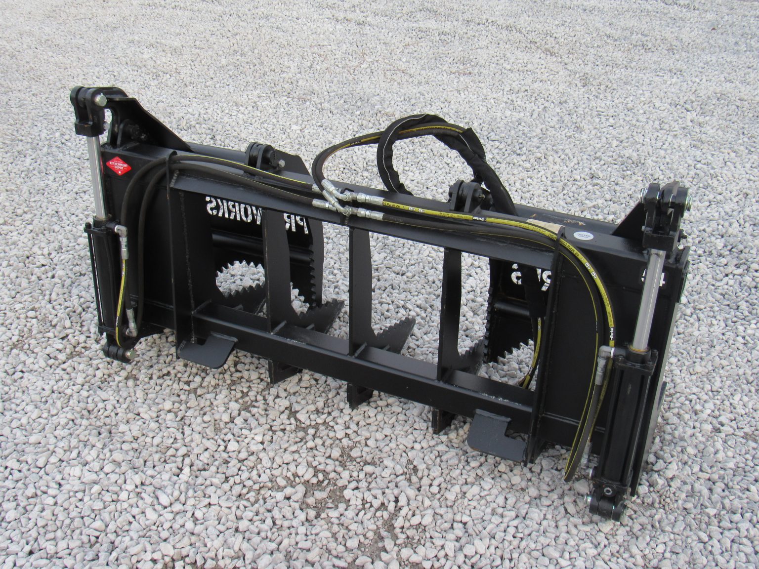 54″ Root Rake Clam Grapple Attachment Fits Bobcat MT Mini Skid Steer ...