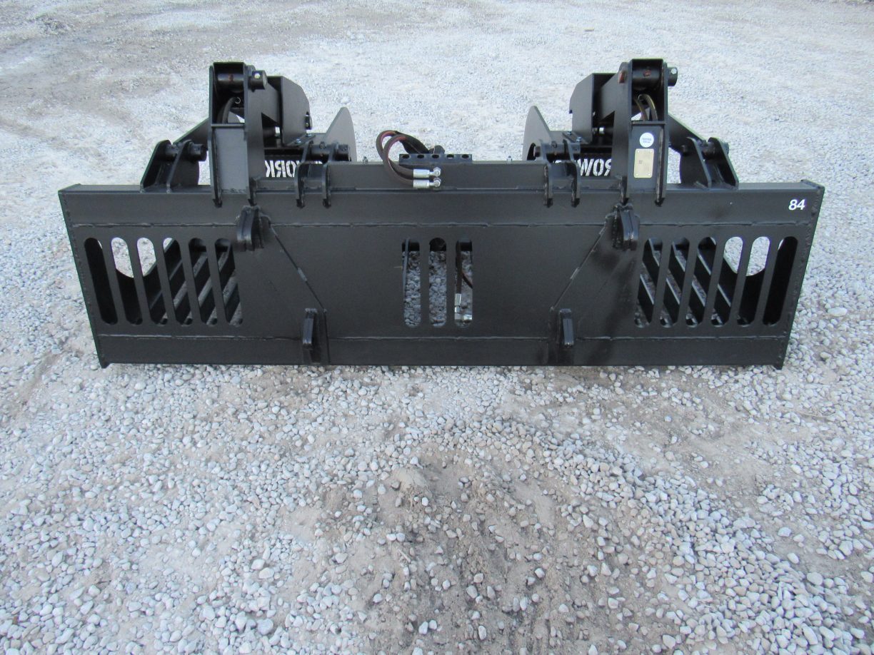 84″ Severe Duty Rock Bucket Grapple with Teeth Fits Euro Global Quicke ...