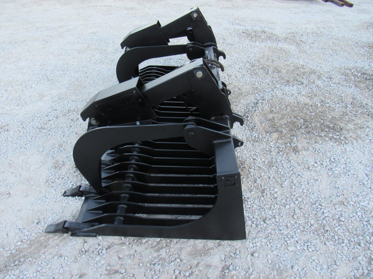 84″ Severe Duty Rock Bucket Grapple with Teeth Fits Euro Global Quicke ...