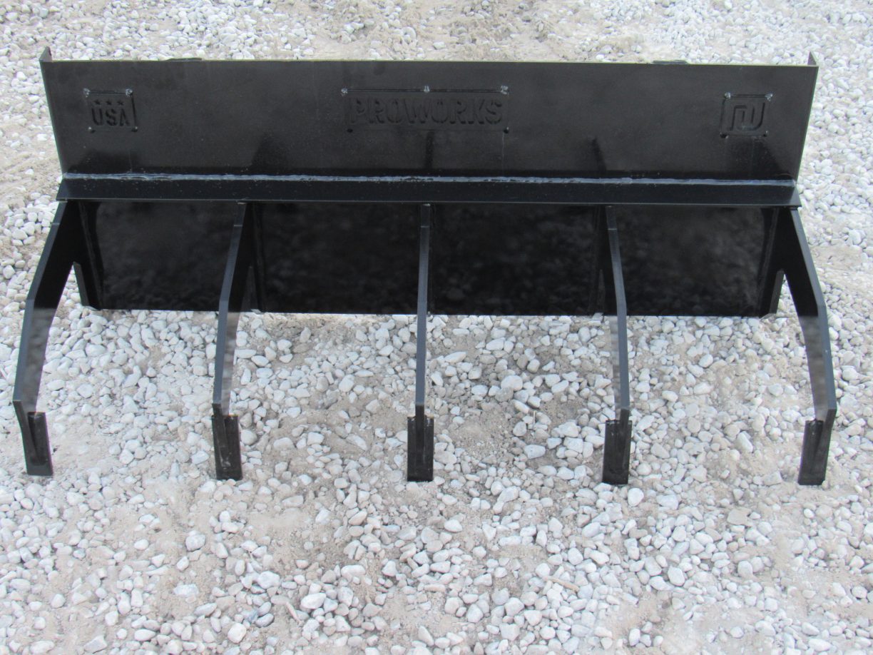 5 Tine Ripper Soil Tiller Fits Skid Steer Quick Attach – Skid Steer ...