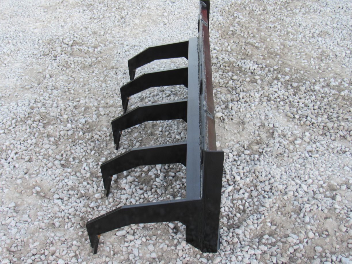 5 Tine Ripper Soil Tiller Fits Skid Steer Quick Attach – Skid Steer ...